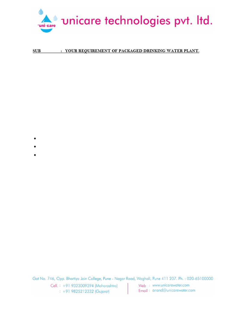 LPH Quotation | PDF | Water Purification | Water