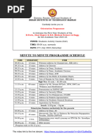 IITM Timetable | PDF | Art | Technology & Engineering