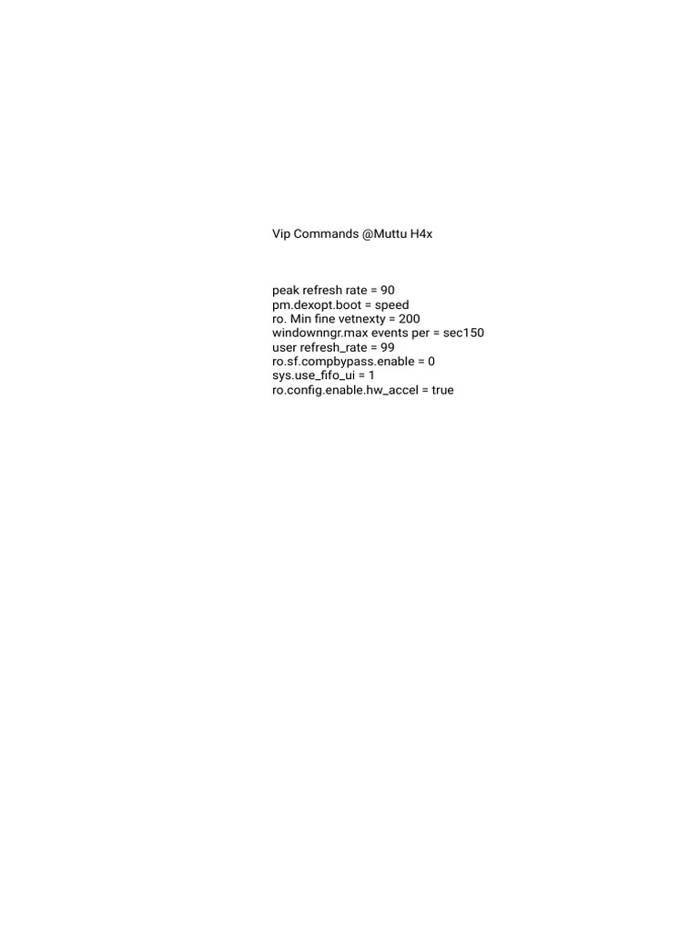 Vip Commands @muttu H4x | PDF
