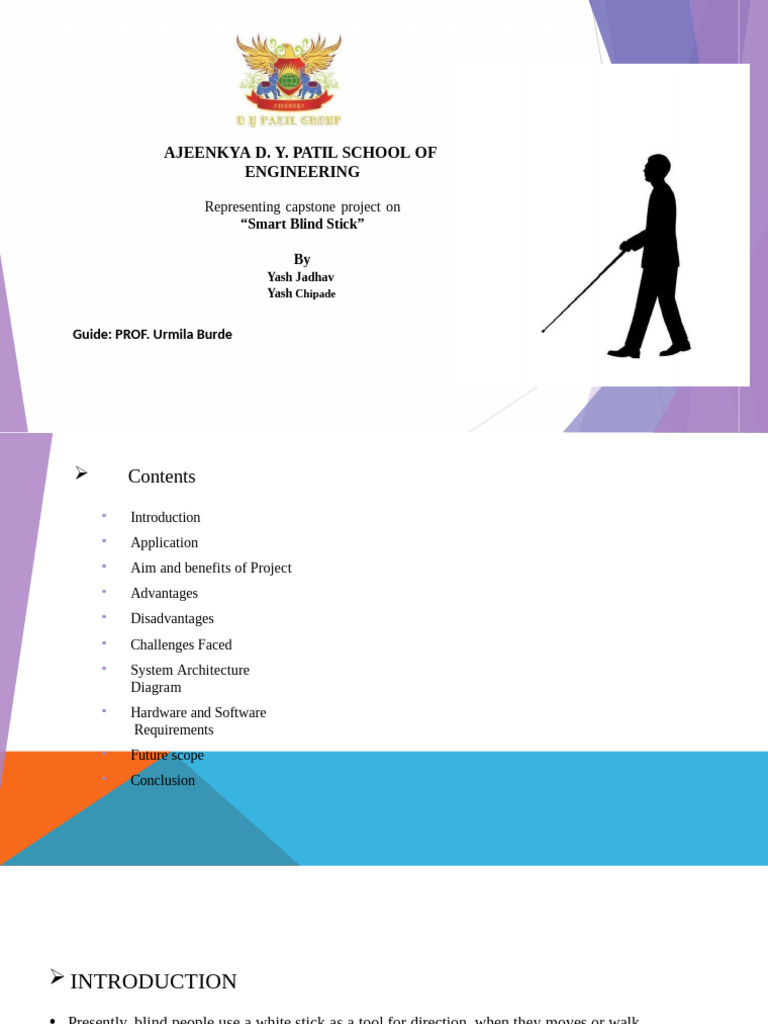 Smart Blind Stick: Innovative Assistive Tech | PDF | Visual Impairment ...