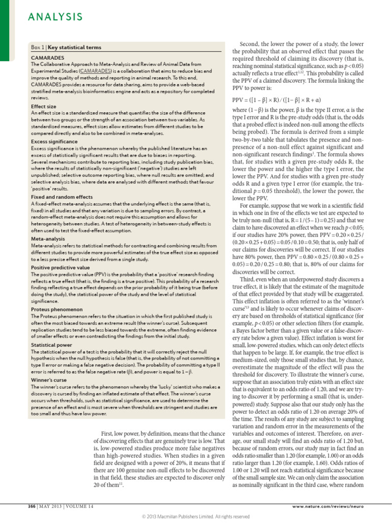 nrn3475 p056 | PDF | Statistical Analysis | Teaching Mathematics