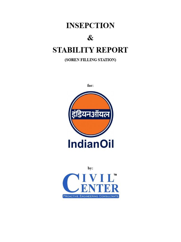 01 STRUCTURE STABILITY REPORT SOREN FILLING STATION, Sergarh Hiratikiri ...