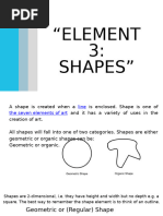 Lesson 7 Organic Shapes | PDF | Shape | Area