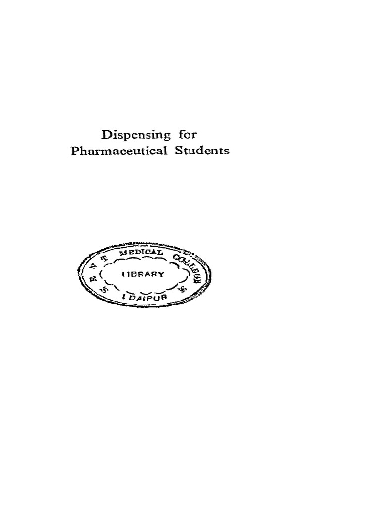 2015.145656.dispensing For Pharmaceutial Students | PDF