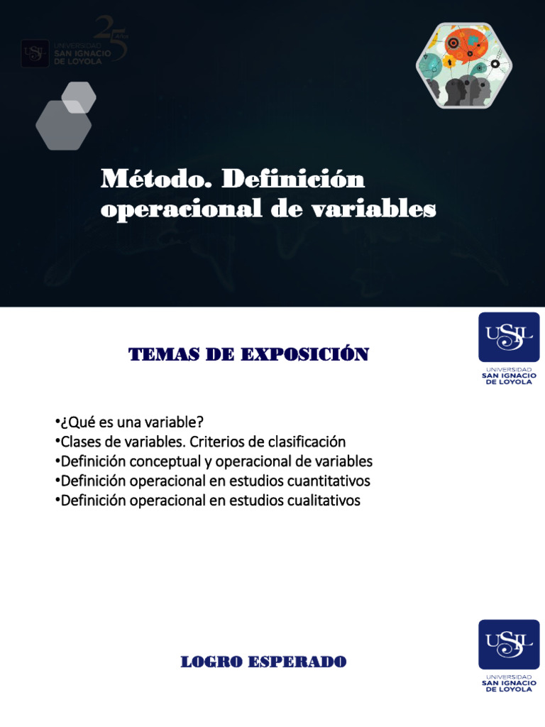 13.método - Definición Operacional de Variables | PDF | Nivel de medida ...