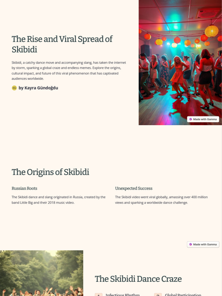 Viral Skibidi Dance Craze Origins | PDF | Dances | Viral Video