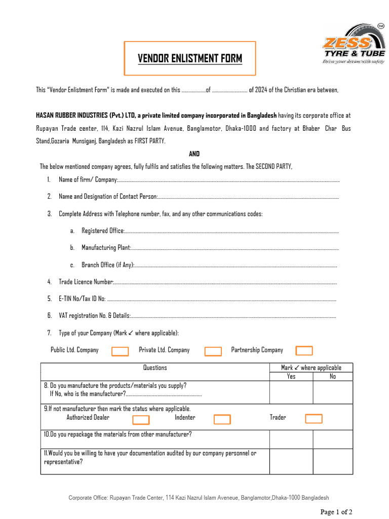 Enlistment Form Modi | PDF