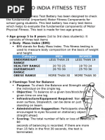 Flamingo Balance Test | PDF