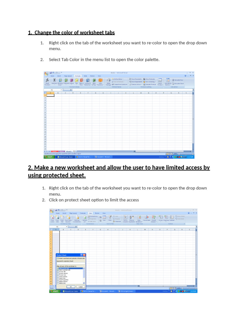 Foundations of IT | PDF | Microsoft Excel | Worksheet