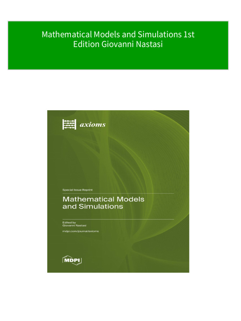 (FREE PDF Sample) Mathematical Models and Simulations 1st Edition ... (FREE PDF Sample) Mathematical Models and Simulations 1st Edition ...