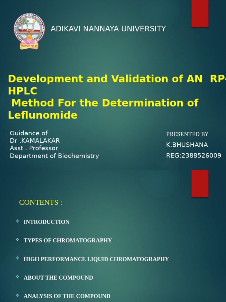 Bhushan | PDF | Chromatography | High Performance Liquid Chromatography