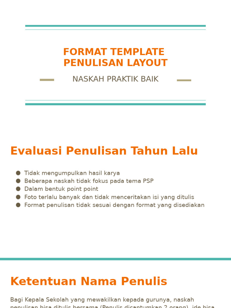 Format Layout Penulisan Naskah (Ebook) | PDF | Karier & Perkembangan ...