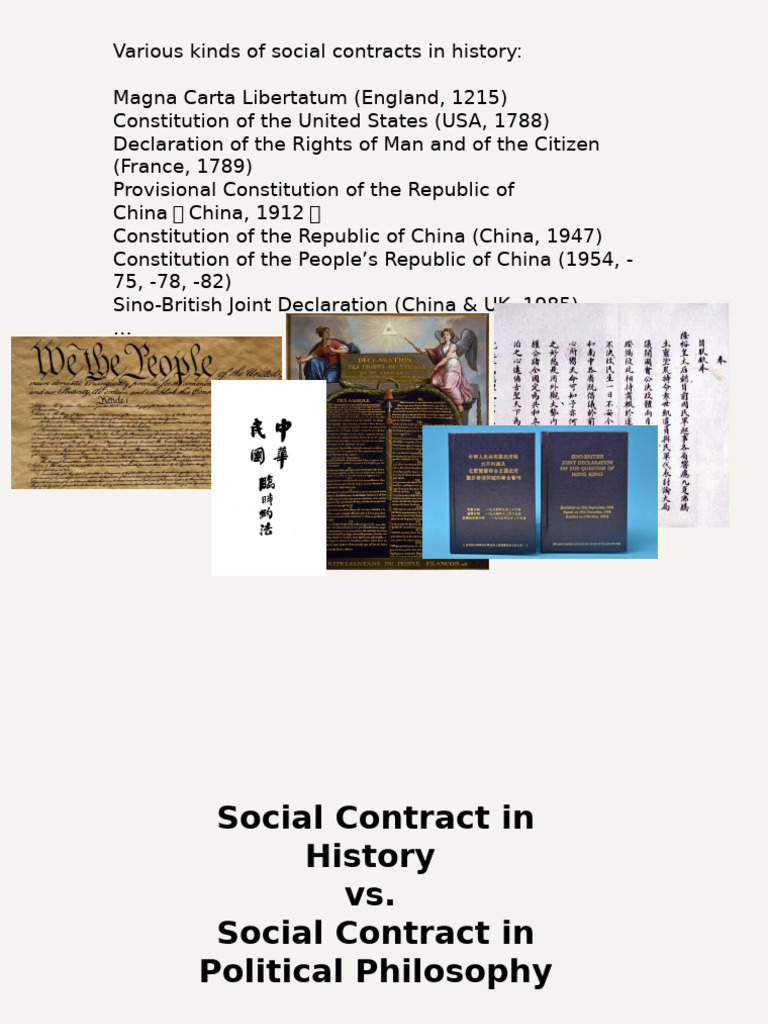 Lecture 5 - Social Contract Part 1 | PDF | Social Contract | Sovereignty