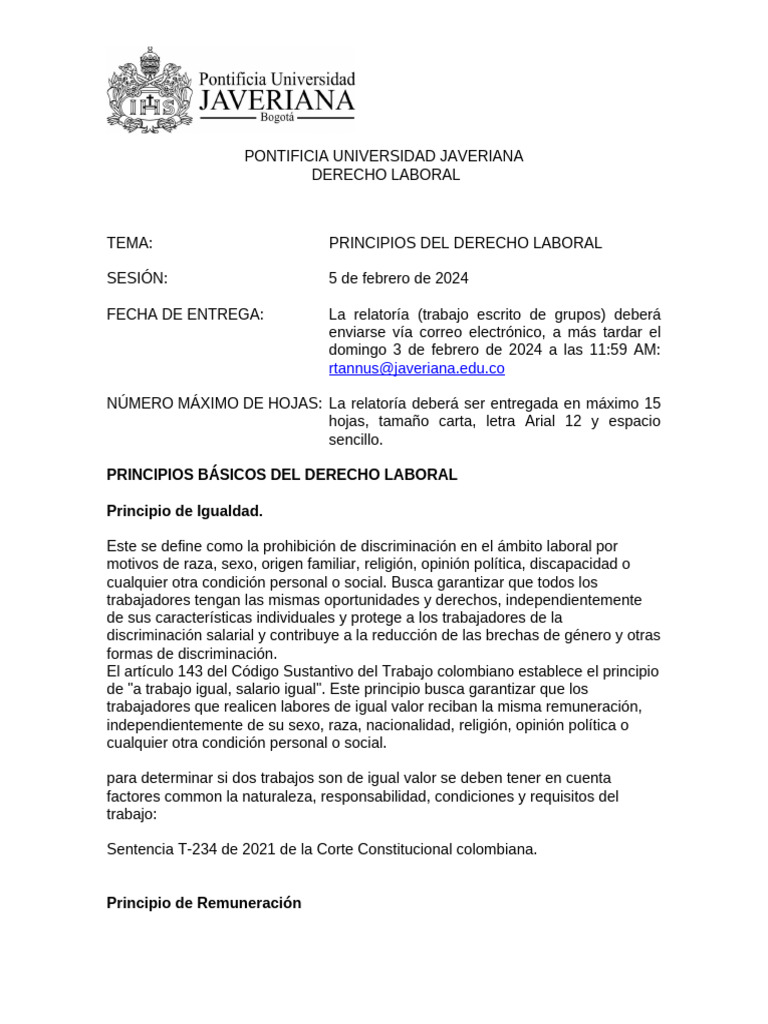 Guia Principios MPV | PDF | Derecho laboral | Salario