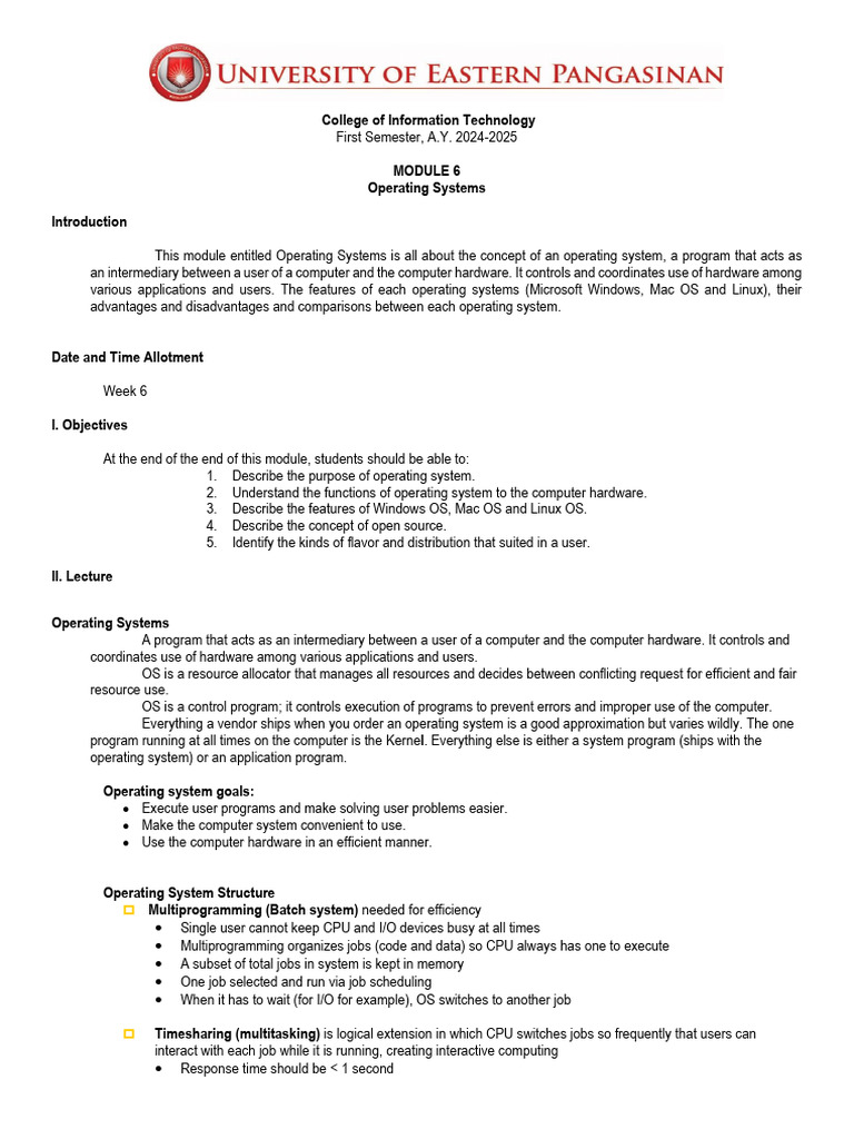 Midterm Modules PT101 | PDF | Operating System | Office Equipment