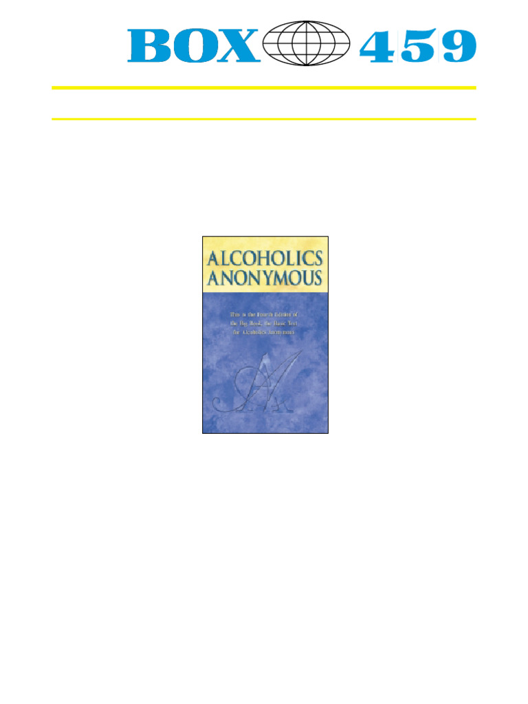 En Box459 Oct-Nov01 | PDF | The Big Book (Alcoholics Anonymous ...