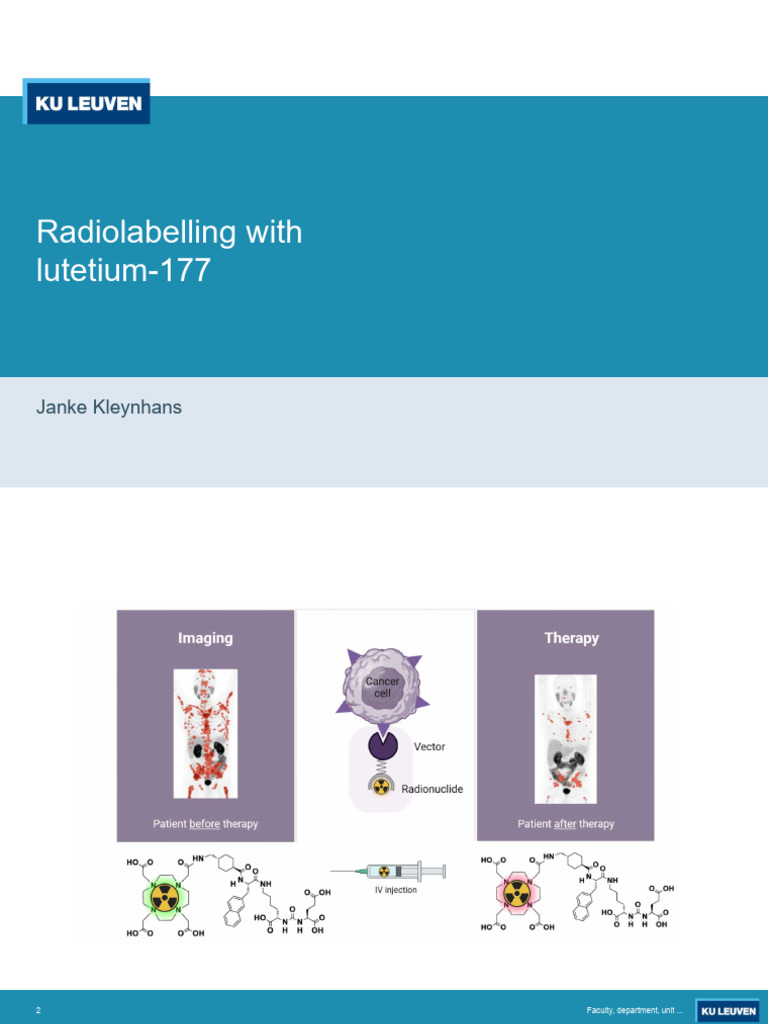Radiolabelling With Lutetium | PDF | Radioactive Tracer | Forms Of Energy