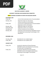 UWI Academic Calender 2024.2025 | PDF | Vocational Education ...