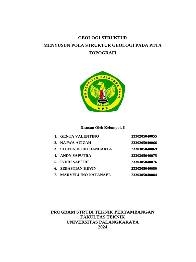 Makalah Pola Struktu Geo Kelompok 6 | PDF