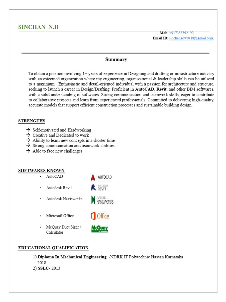 Sinchan CV 3 | PDF | Autodesk Revit | Technical Drawing