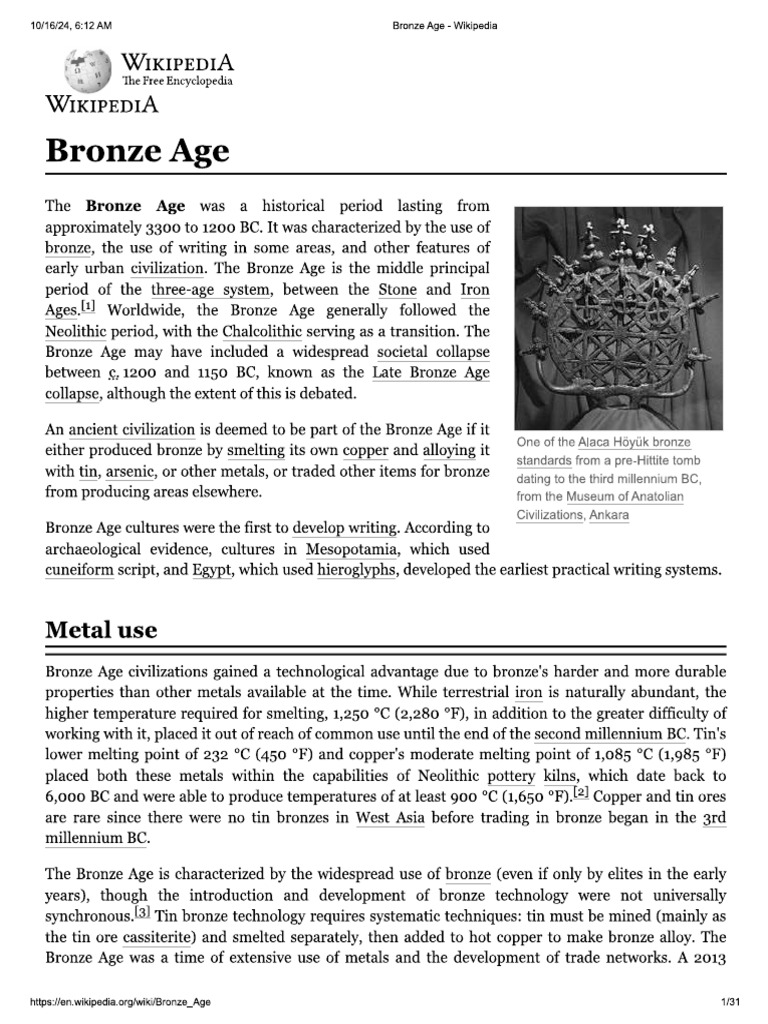Bronze Age | PDF