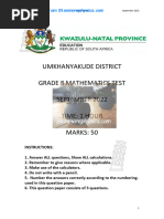 Grade 8 Mathematics Term 3 | PDF | Mathematics