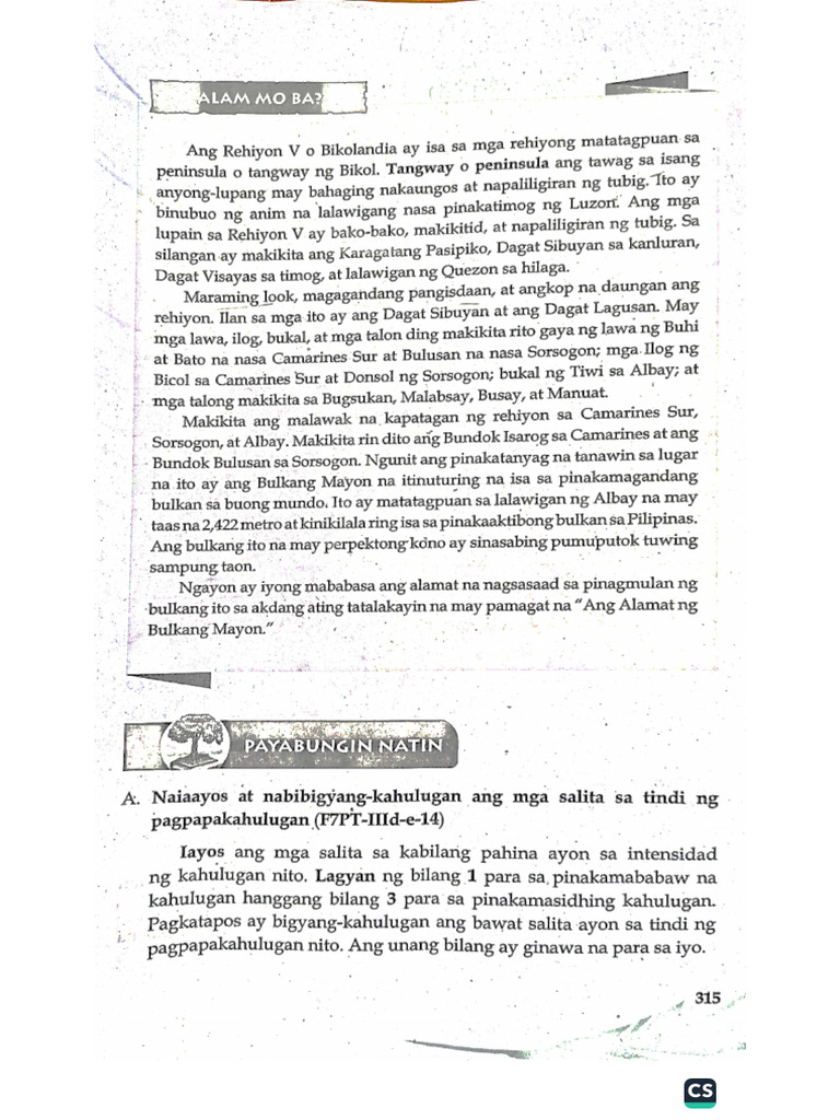 Ang-Alamat-ng-Bulkang-Mayon | PDF