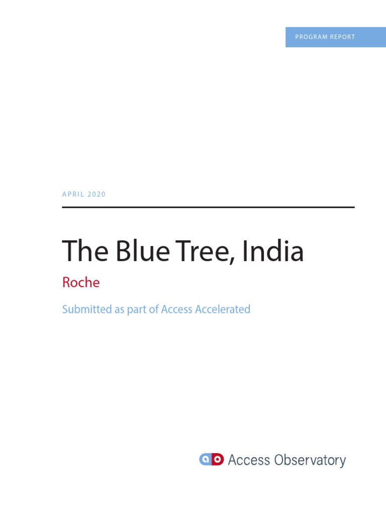 The Blue Tree, India | PDF | Cancer | Health Care