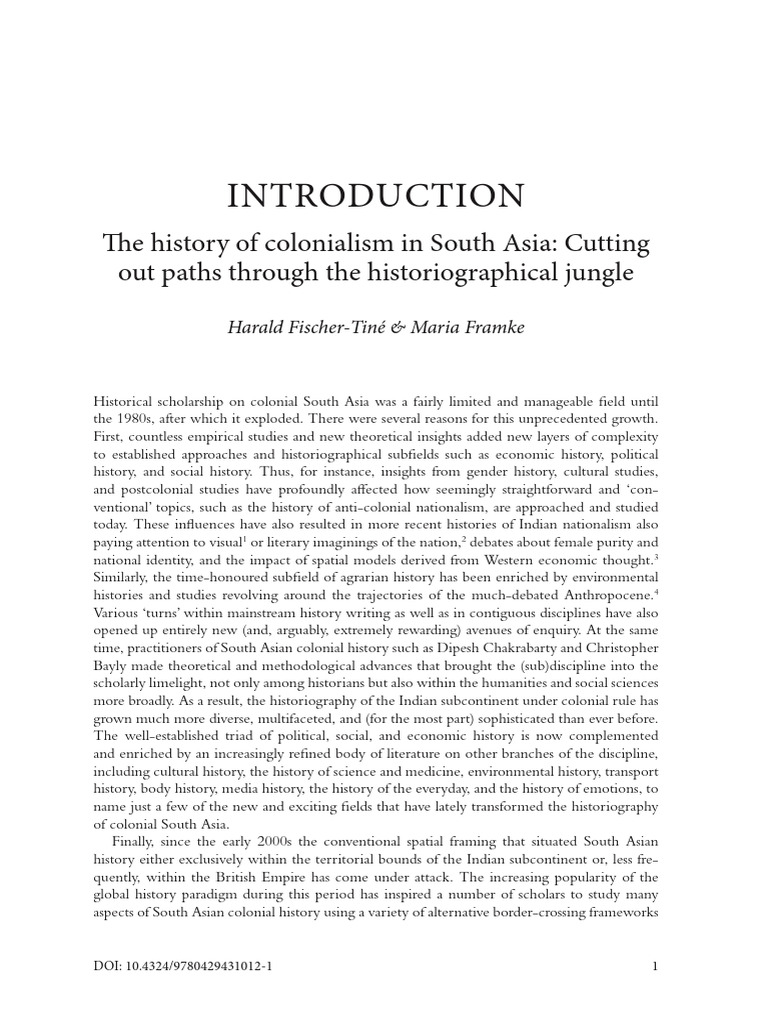 Arnab Dey - of Lives and Landscapes - The Environmental History of Colonial South Asia | PDF ...