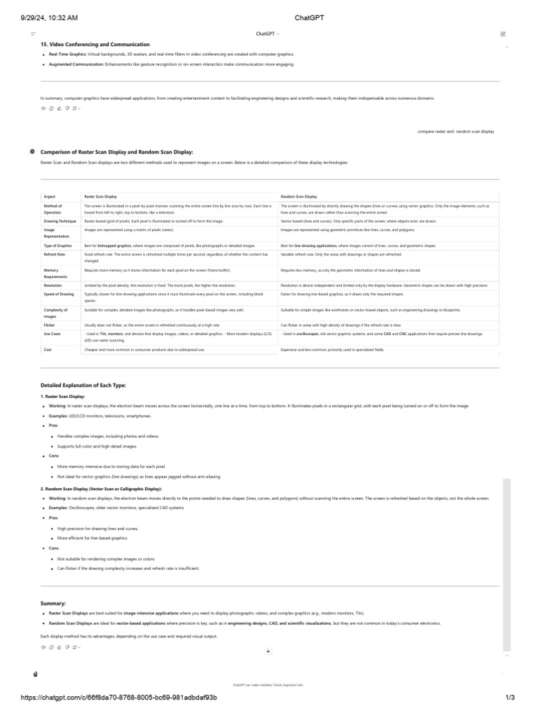 Chat GPT3 | PDF | Display Resolution | Computer Graphics