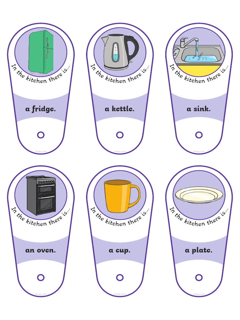 Essential Household Items Vocabulary | PDF | Manufactured Goods | Food ...