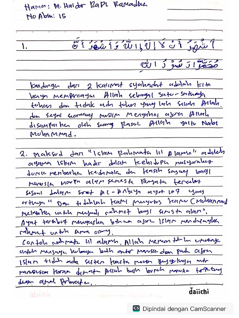 Muhammad Haidar Rafi Ramadhan - 15 | PDF