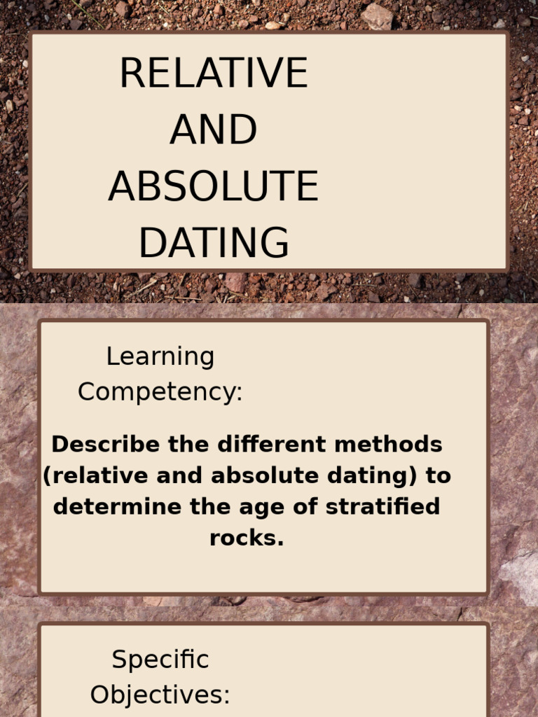 Relative and Absolute Dating | PDF | Rock (Geology) | Sedimentary Rock