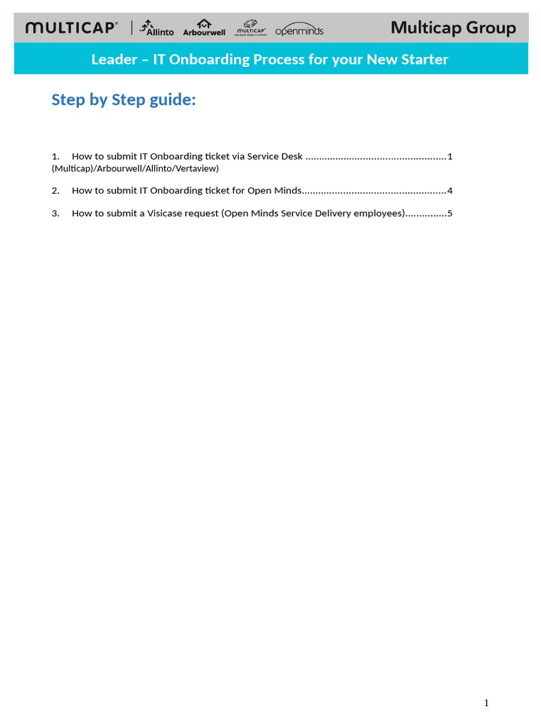 How To Guide - IT Onboarding | PDF | Software | Information Technology