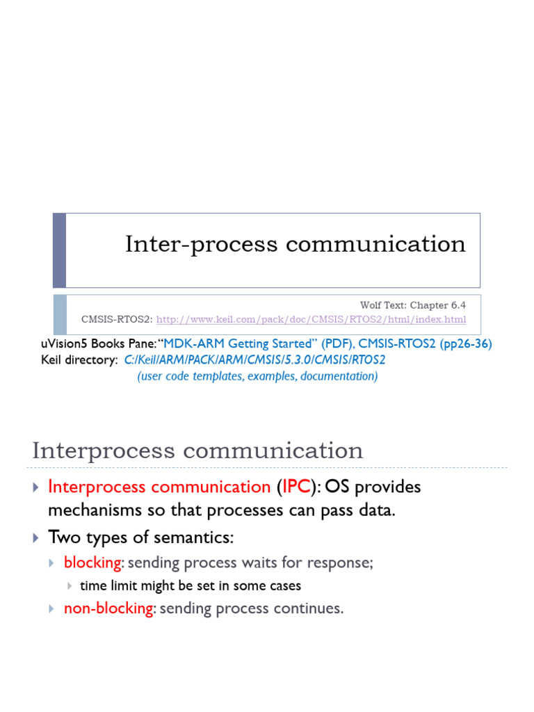 Lect 06-Communication | PDF | Central Processing Unit | Process (Computing)