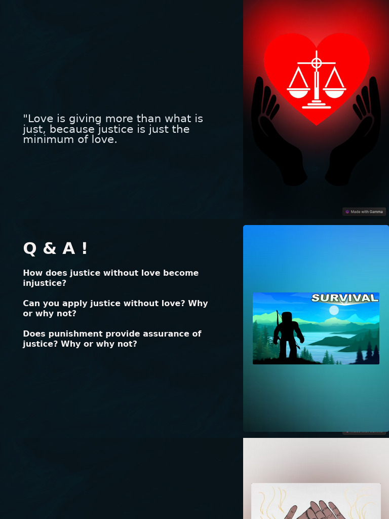 Love and Justice Framework Overview | PDF | Justice | Crime & Violence