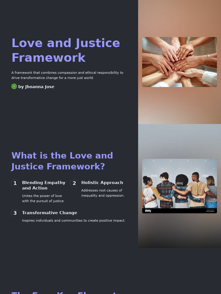 Love and Justice Framework Overview | PDF | Justice | Crime & Violence
