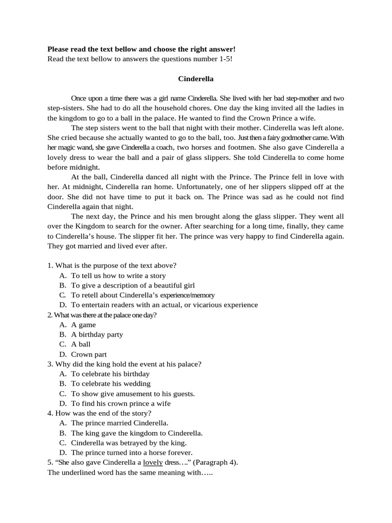 Soal Kelas 9 | PDF | Water | Cinderella