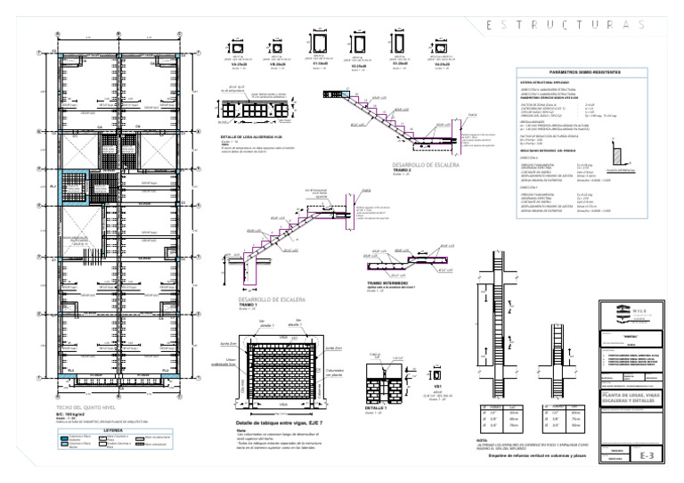 Estructuras Hote-E3 | PDF | Ingeniería de Edificación | Ingeniero civil