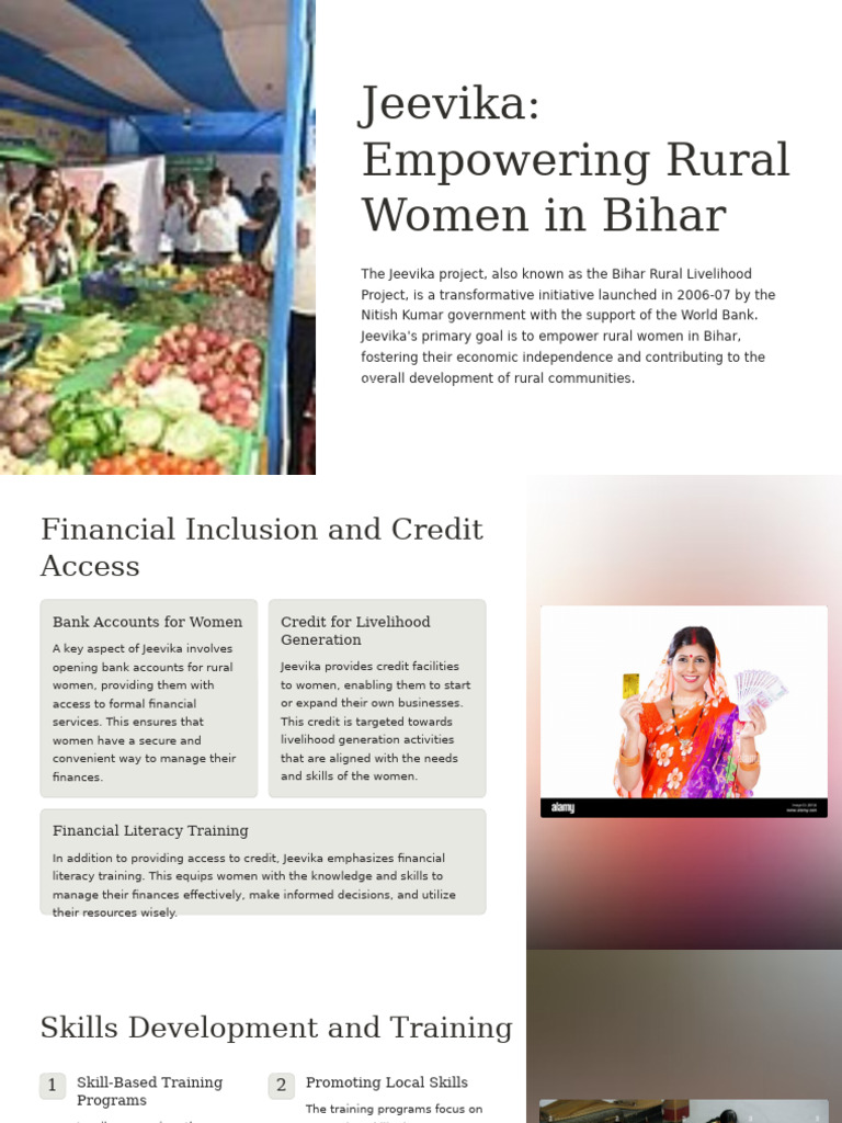 Jeevika: Empowering Bihar's Rural Women | PDF | Empowerment | Financial ...