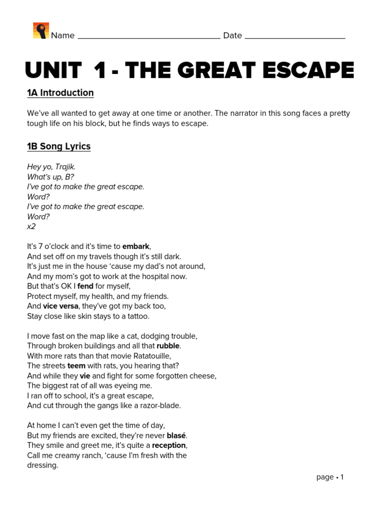 Ryan - The Great Escape | PDF | Language Arts & Discipline | Art