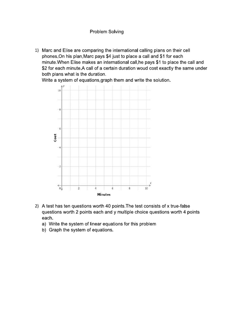 Word Problem | PDF