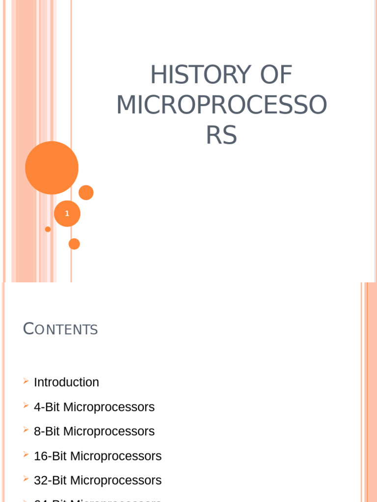L2 - Evolution of Microprocessors | PDF | Intel | Integrated Circuit