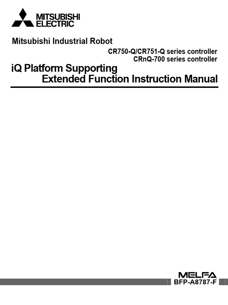 Melfa Bfpa8787f | PDF | Electrical Connector | Input/Output