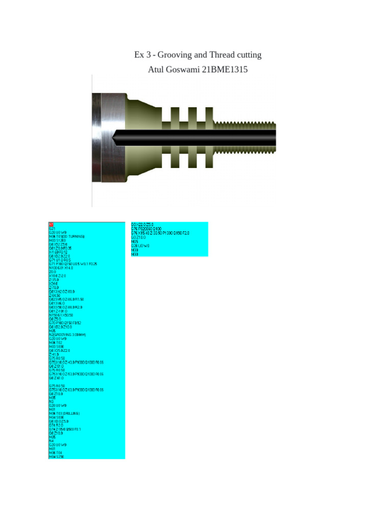 CIM LAB EXP - 3 | PDF