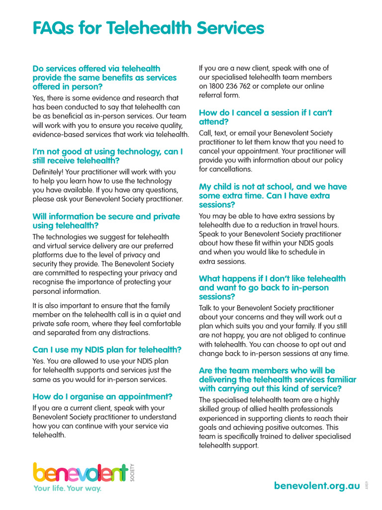 A1459 TeleHealth FAQ FA | PDF