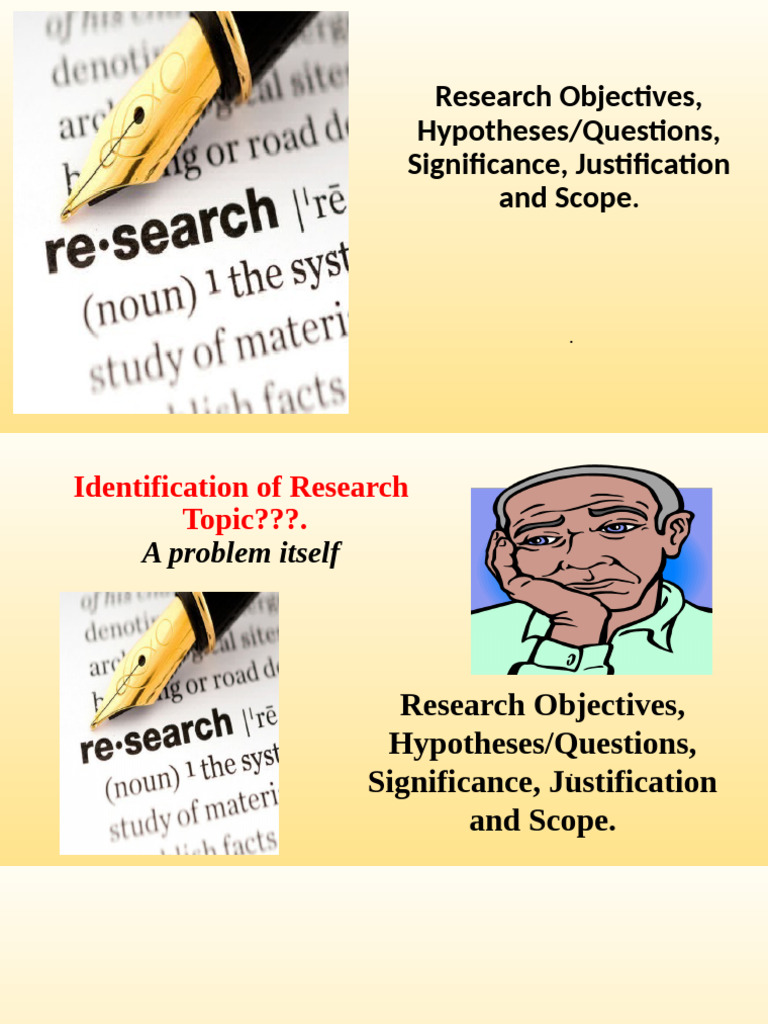 Lec-2-3-Research Objectives, Hypotheses, Questions-1 | PDF | Goal ...