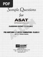 Class 10 Pwnsat Exam Question Paper | PDF | Optics | Refractive Index