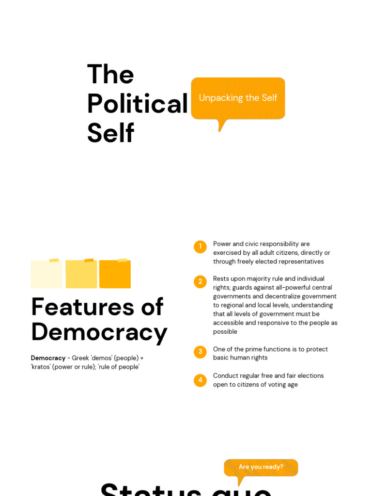 UTS Political Self | PDF | Democracy | Political Ideologies
