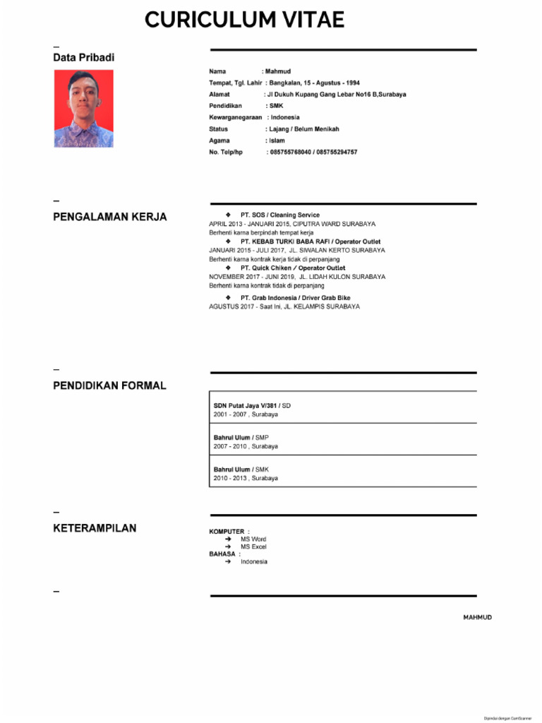 Berkas CV | PDF